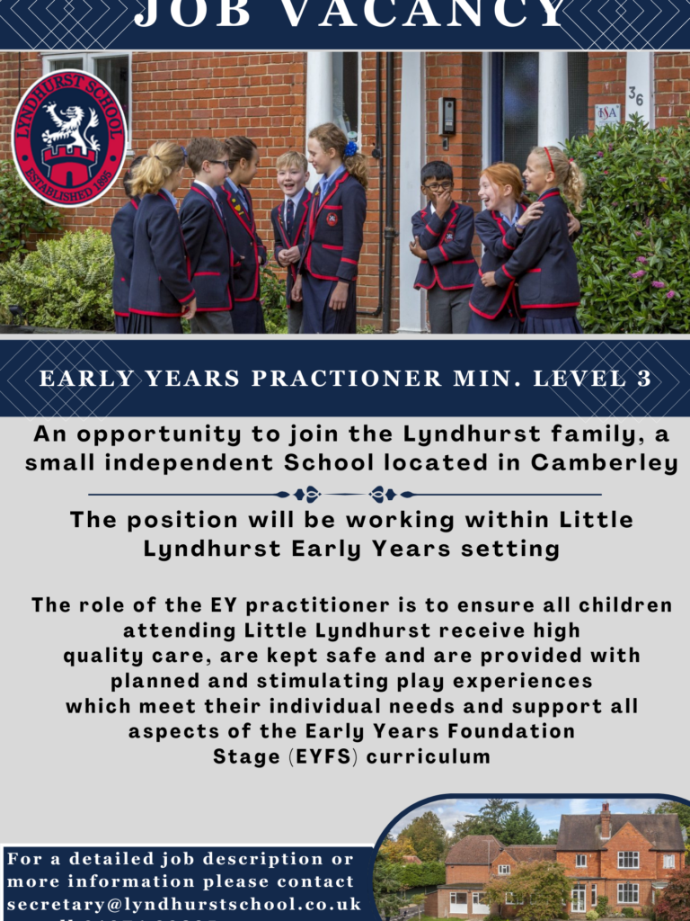 Vacancies | Prep School In Surrey | Lyndhurst School